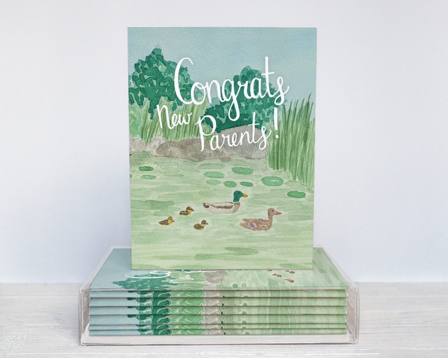Congrats New Parents Card - White Clover Paper Co.