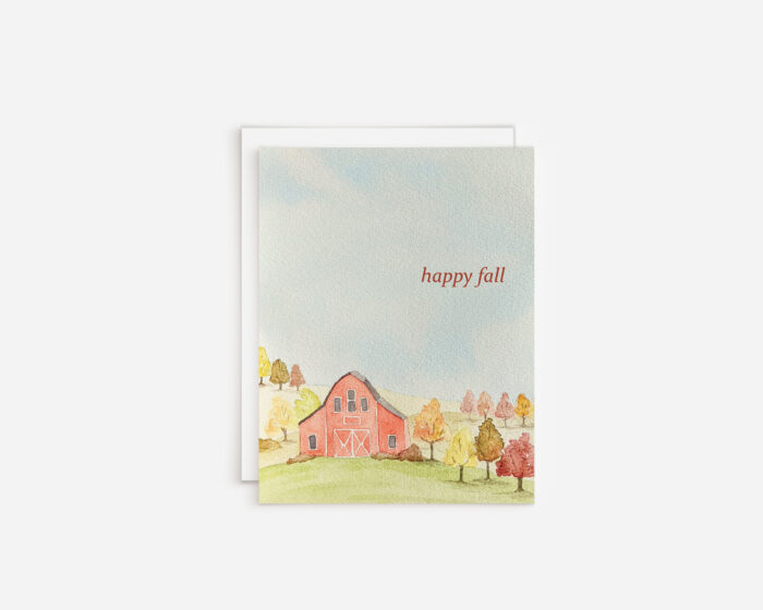 Happy Fall Greeting Card - White Clover Paper Co.
