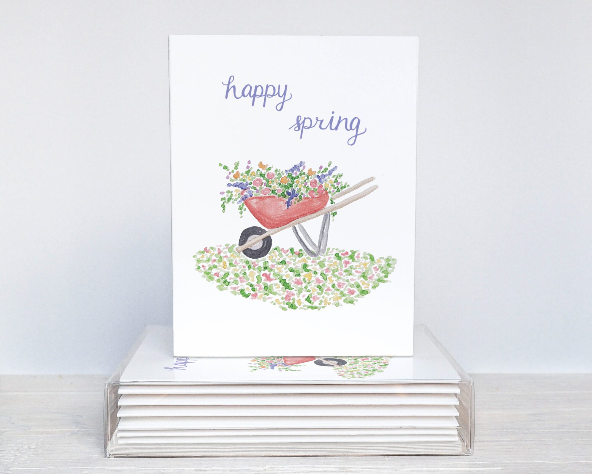 Happy Spring Floral Greeting Card - White Clover Paper Co.