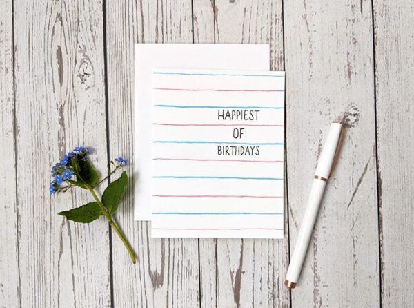 How To Sign Off A Birthday Card - White Clover Paper Co.