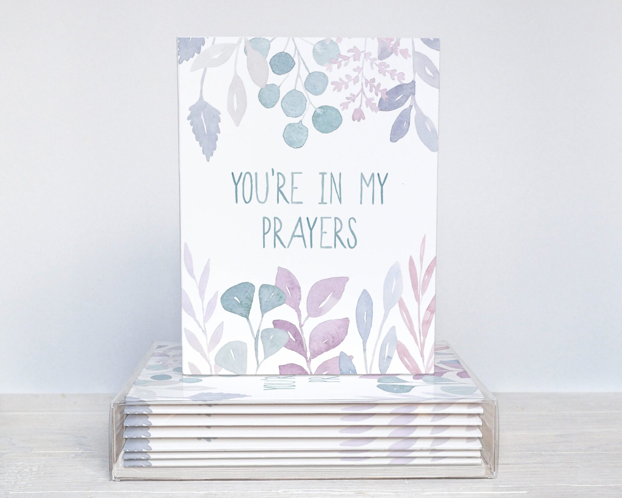 You're In My Prayers Christian Greeting Card - White Clover Paper Co.